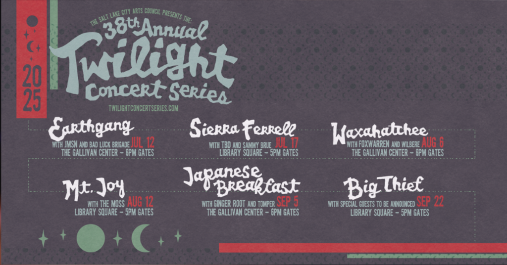 38th SLC Twilight Concert Series with The Shop SLC! The Shop Workspace